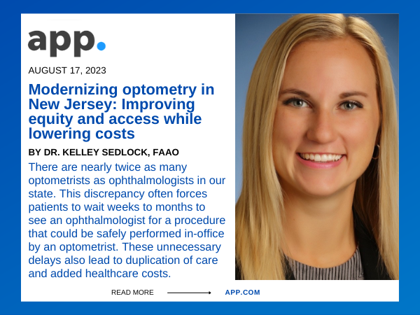 New Jersey Trusted Eye Care - Legislation That Effects Optometrists